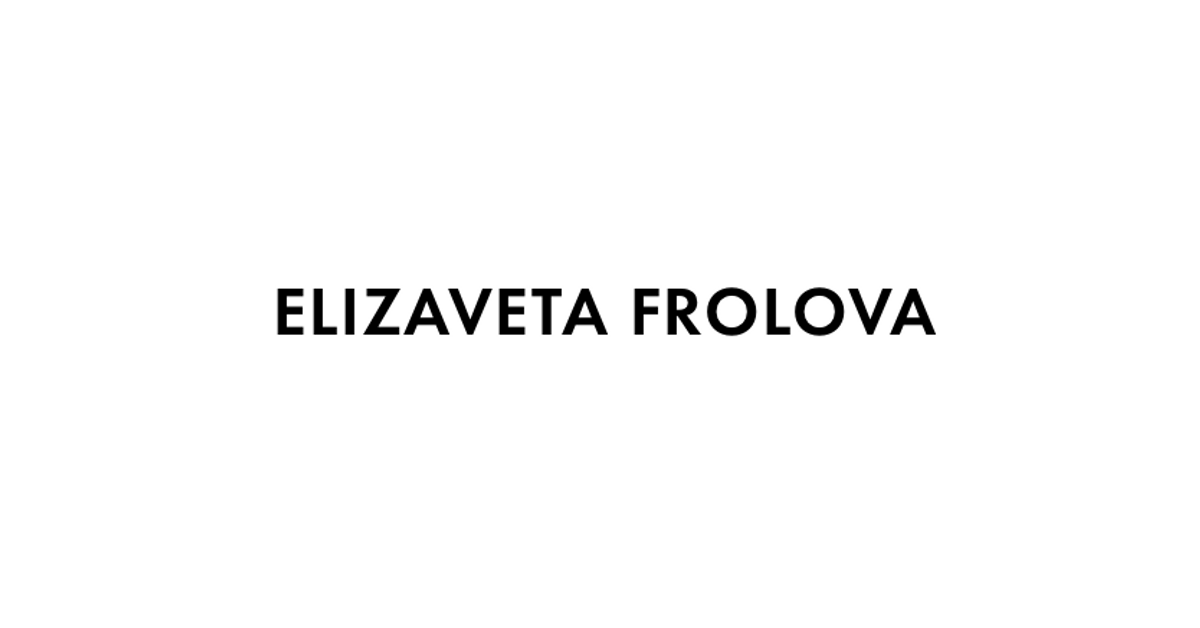 Products – Elizaveta Frolova Store